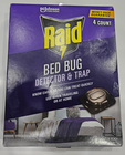 Raid Bed Bug Detector & Trap 4 Count Indoor Use, Easy Setup, Fast ...