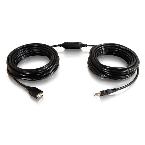 C2G 38999 12M USB A MALE TO FEMALE ACTIVE EXTENSION CABLE (CENTER ...