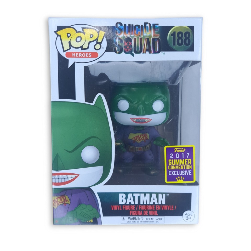 Funko Pop! DC Heroes BATMAN Suicide Squad #188 2017 Summer Convention ...