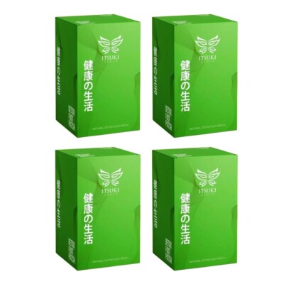 Up to 4x 50 Pcs Itsuki Kenko Detox Foot Patch Cleansing Detox Toxin ...
