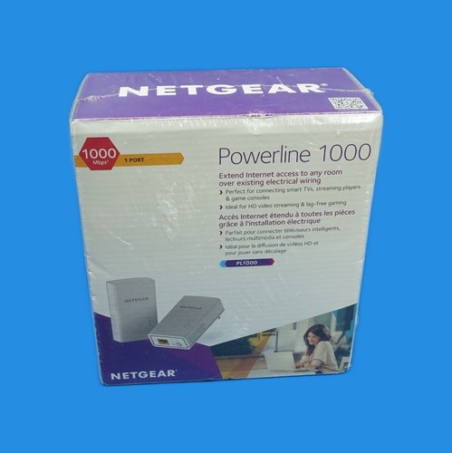 new Netgear powerline 1000 ethernet adapters pl1000 | eBay