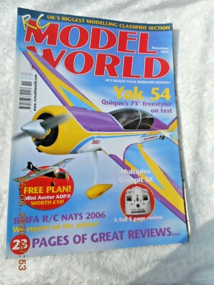 RC MODEL WORLD NOVEMBER 2006 ISSUE | eBay