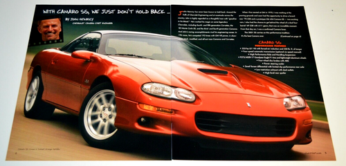 2001 Chevy Camaro SS Original Dealer Advertisement Print Ad 01 | eBay