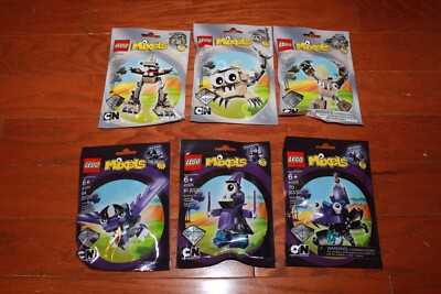 LEGO Mixels Series 3 Purple and Grey Set of 6 - New, FAST Ship! | eBay