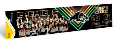 Penrith Panthers Official NRL Premiership Photo & Scores Bumper Sticker ...