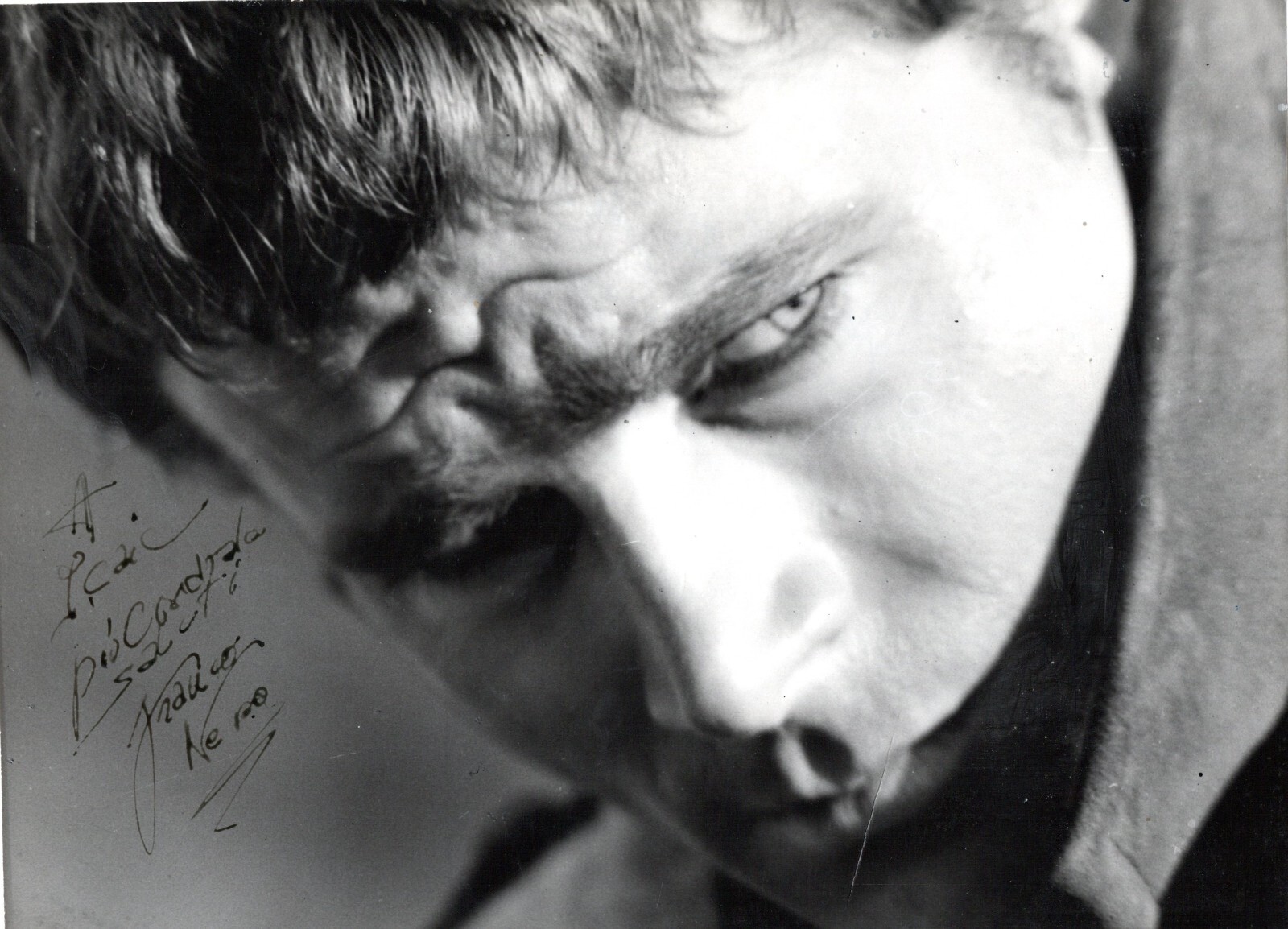 ITALIAN HANDSOME ACTOR FRANCO NERO, SIGNED VINTAGE STUDIO PHOTO. | eBay