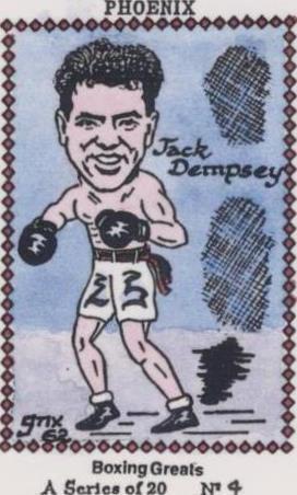 1990 Phoenix Boxing Greats - Jack Dempsey #4 for sale online | eBay