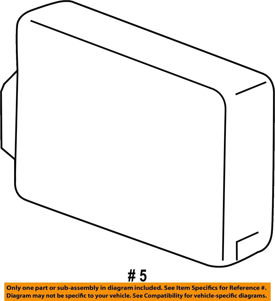 GM OEM 14-20 ATS Front Bumper Bumper Components-Radar Sensor 84112235 ...