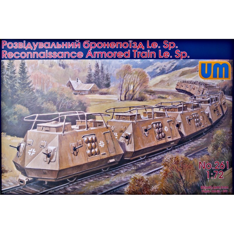 UNIMODELS UM 261 Plastic scale models kit 1:72 Reconnaissance armored ...