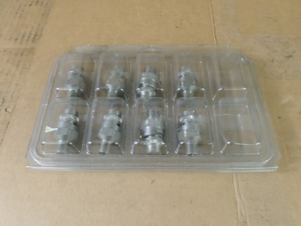 Lot of 8 Spraying Systems Co. 1/4QJJA-SS+QHA-SS6.5 QuickJet Body W ...