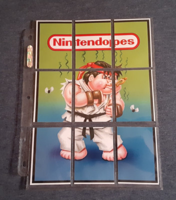 garbage pail kids game over nintendo street fighter ryu capcom | eBay