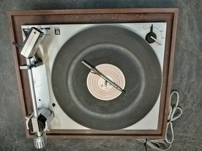 Fisher 401 Perpetuum-Ebner PE 2018 Turntable w/ Operating Instructions ...