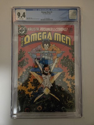 Omega Men #3 - CGC 9.4 - White Pages - 1st App Lobo - DC - 1983 | eBay
