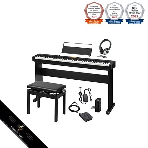 CASIO CDP-S300 Digital Piano 88 keys Headphones dedicated stand height ...