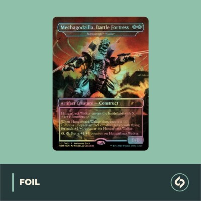 MTG | Mechagodzilla Battle Fortress | FOIL | PROMO | NM | EN | eBay