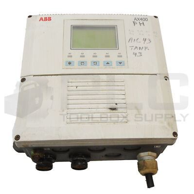 ABB AX400 MONITOR ANALYZER TRANSMITTER 100-240VAC 50/60HZ 10W AX460 ...