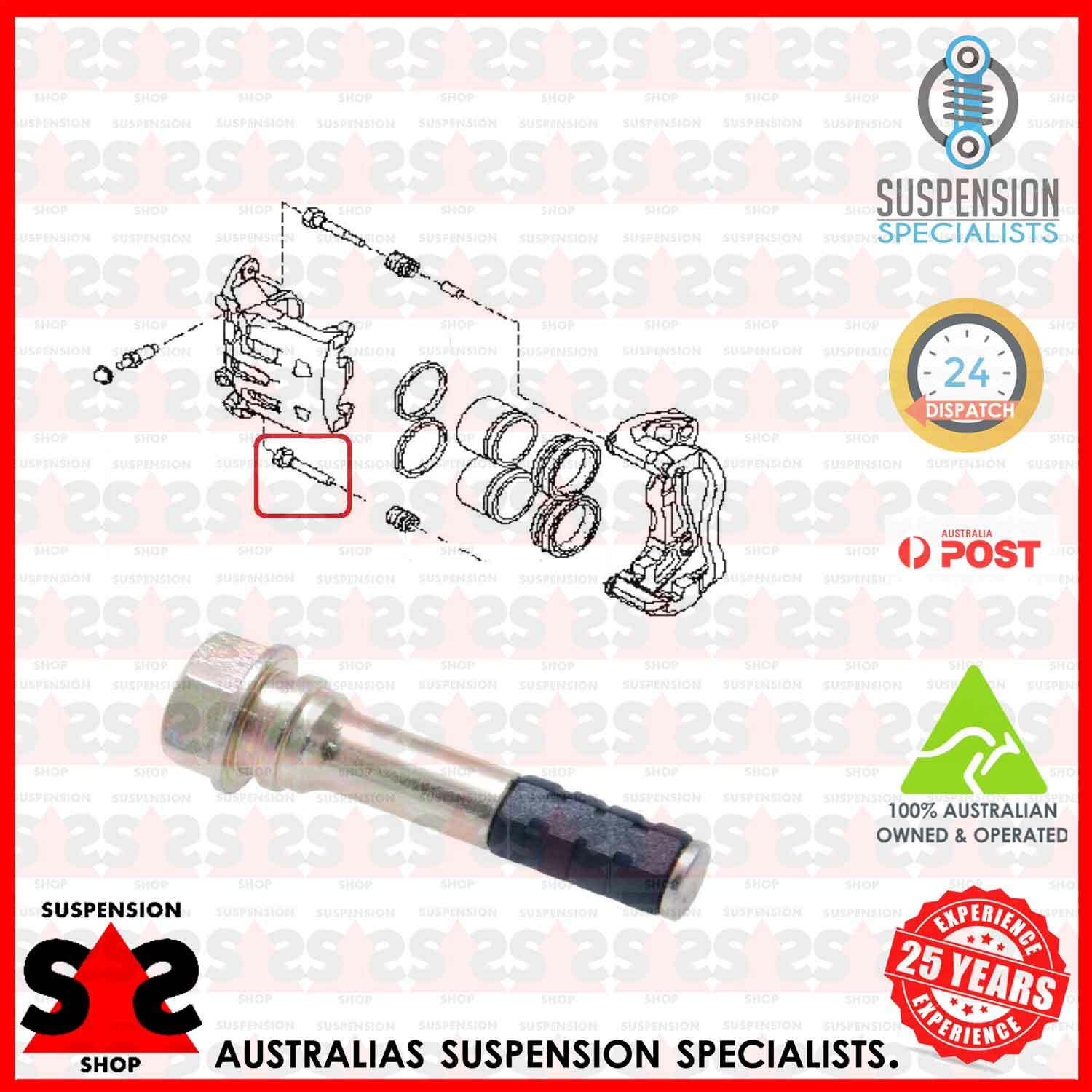 Front Axle Guide Bolt, Brake Caliper Suit NISSAN Navara Np300 Pickup ...