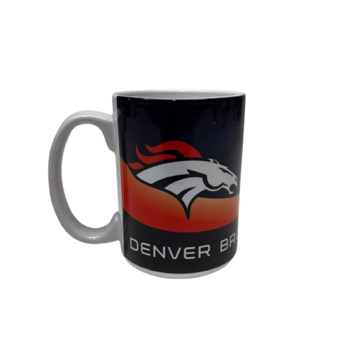 Denver Broncos Coffee Cup 15oz Wave Ceramic Mug Boelter NFL Official ...