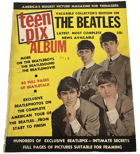 Teen Pics Album Collector's Edition on The Beatles 1964 Celebrity ...