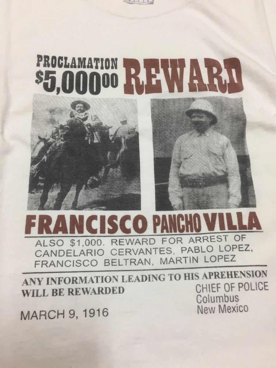 Pancho Villa Original Wanted Poster