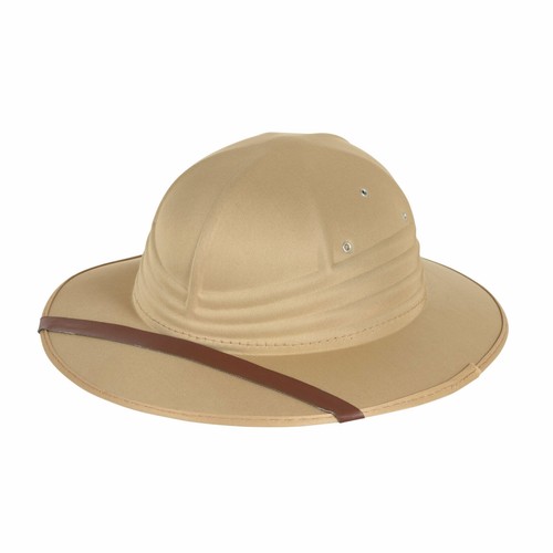 Adults Safari Hat Jungle Explorer Indiana Jones Pith Helmet Fancy Dress ...