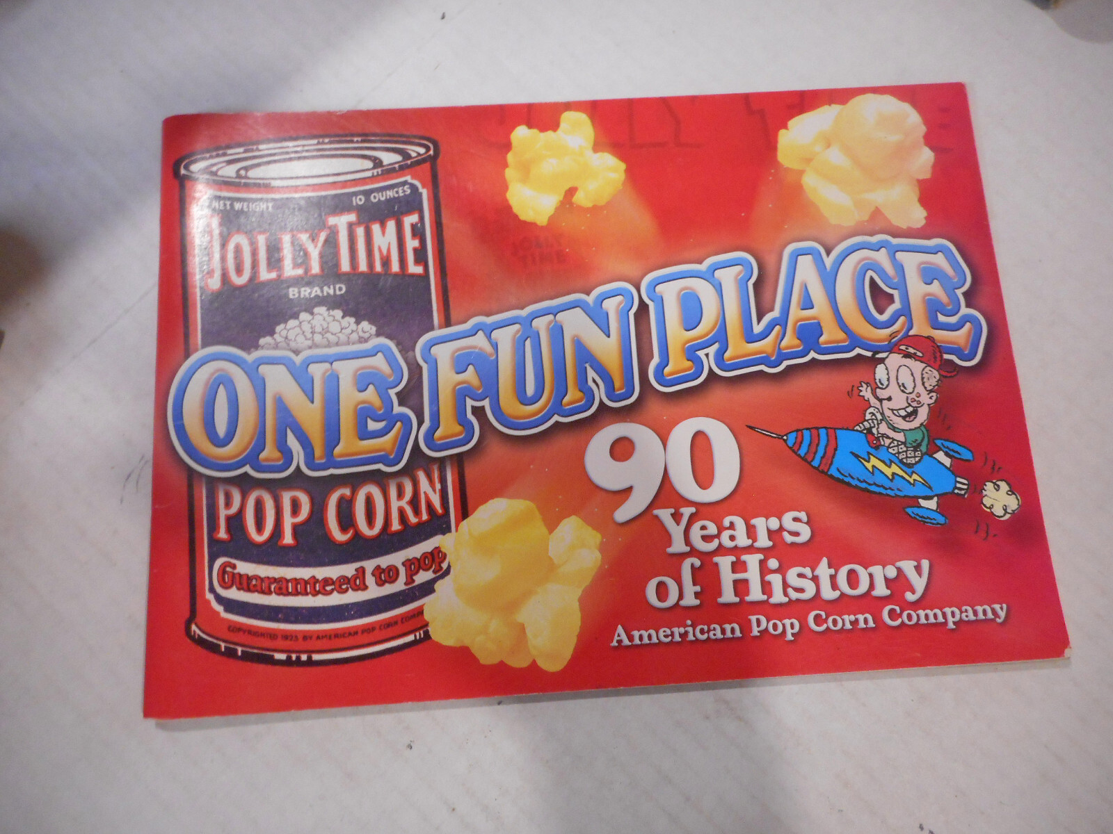 Jolly Time Popcorn One Fun Place 90 Years of History Book 2004 | eBay