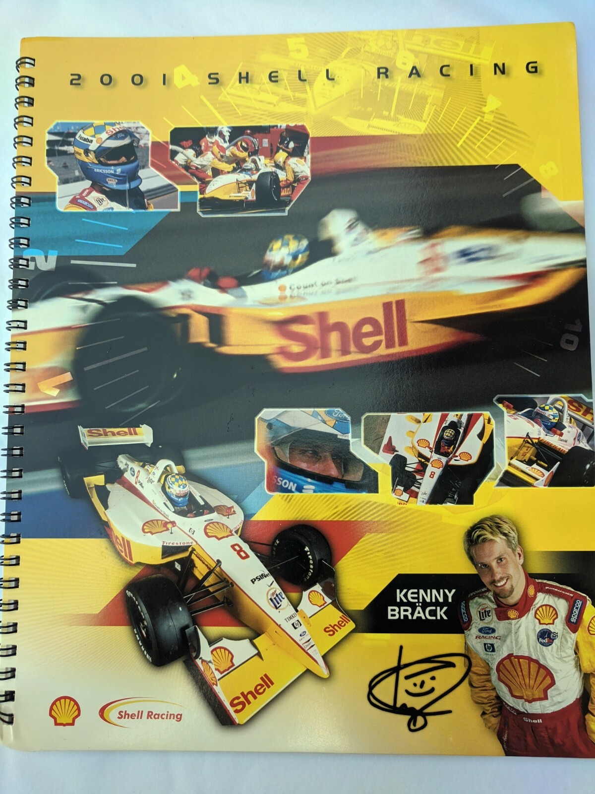 Team Rahal Shell Racing 2001 Media Press Guide CART Fedex Indy Car ...