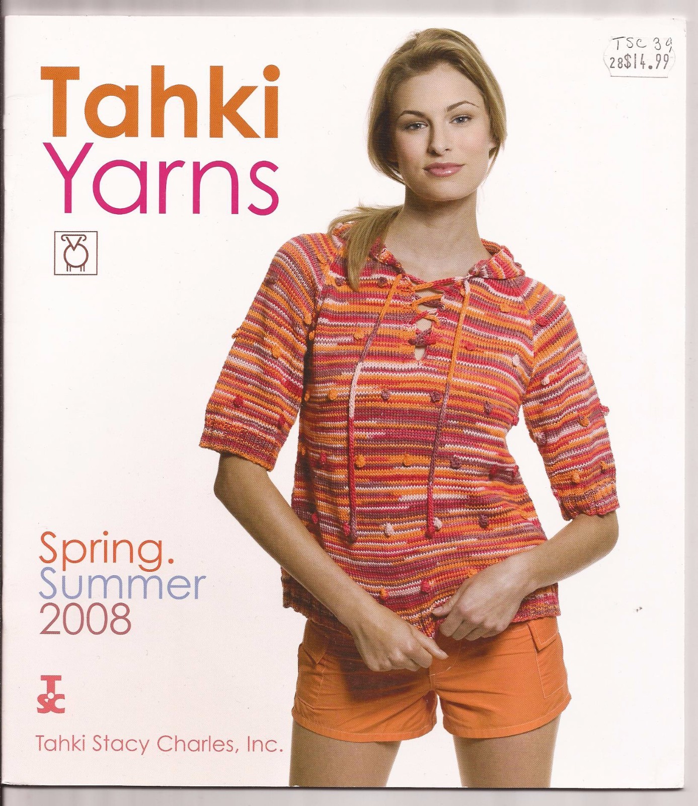 Tahki Yarns Spring Summer 2008 Knitting Pattern Book TSS08 -12 Designs ...