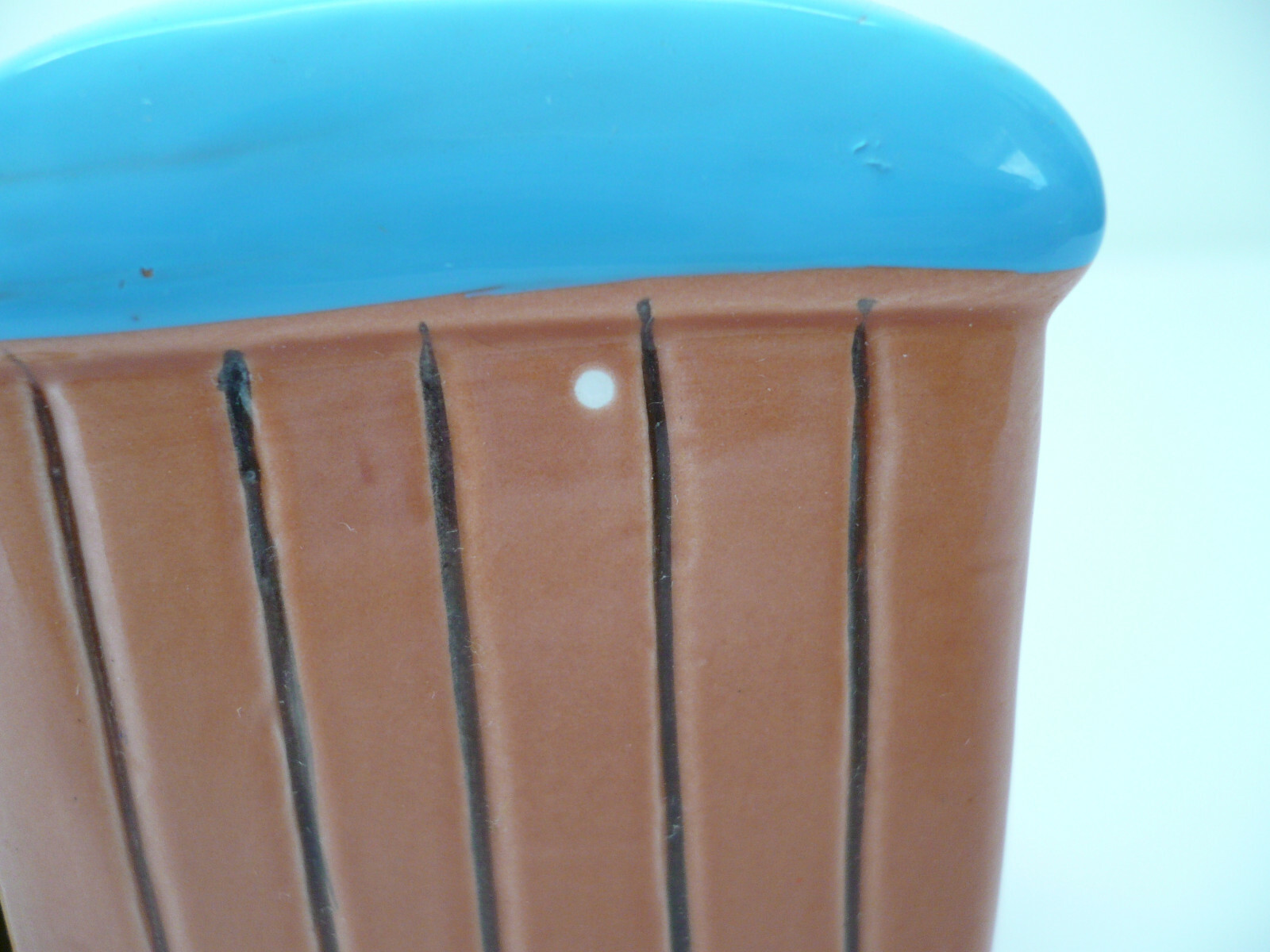 1984 Enesco Earthen "CHOO CHOO" Train Banks in Box - Total of 4 Banks ...