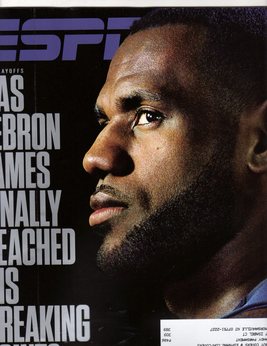 Couverture Du Magazine Espn Sur Le Basket Ball
