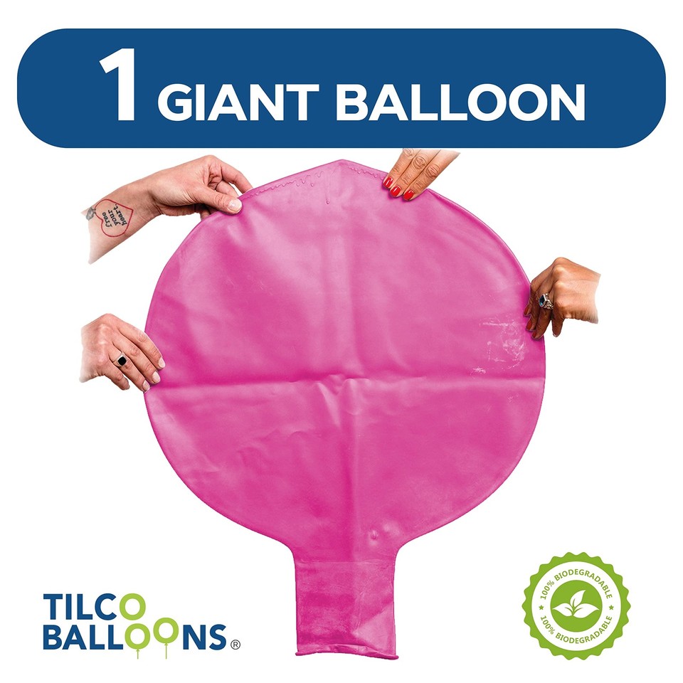 | 72 Inch Giant XL Balloons Pink | Extra Large Jumbo Party Balloons for ...