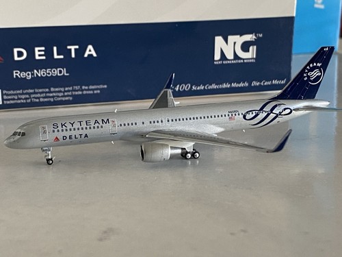 NG Models Delta Air Lines Boeing 757-200 1:400 N659DL 53108 SkyTeam | eBay