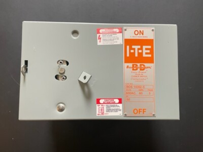 ITE BOS14352-C Fusible Bus Plug 600VAC 60A 3P | eBay