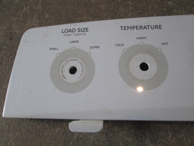 Hotpoint Recycled Washer/Washing Machine Control Panel/Backsplash ...