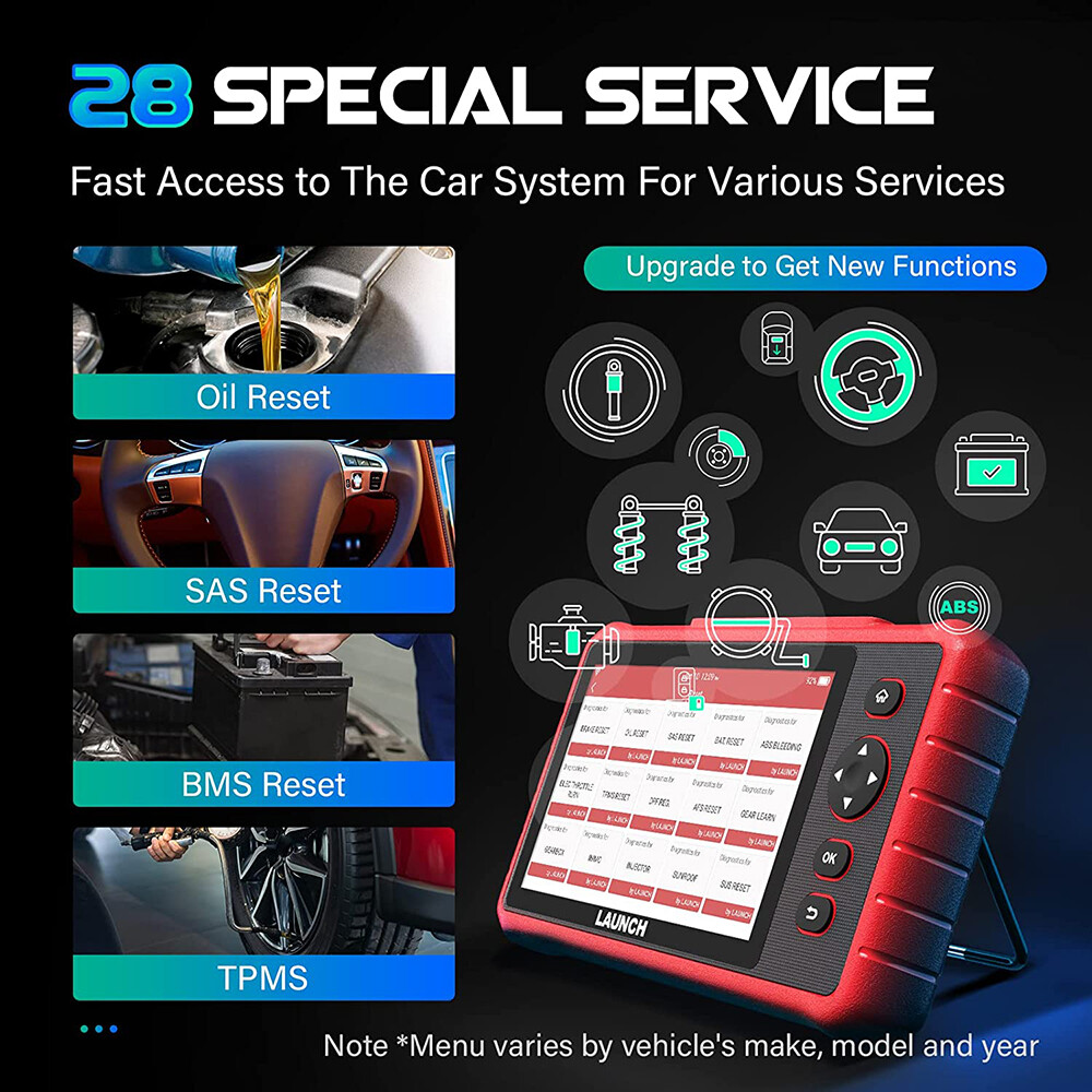 LAUNCH CRP909X OBD2 Car Diagnostic Scanner Full System Reset Auto Scan ...