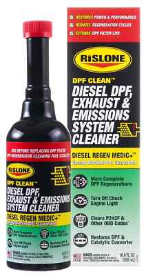 Rislone 4744 DPF Clean Diesel DPF Exhaust & Emissions System Cleaner 16 ...