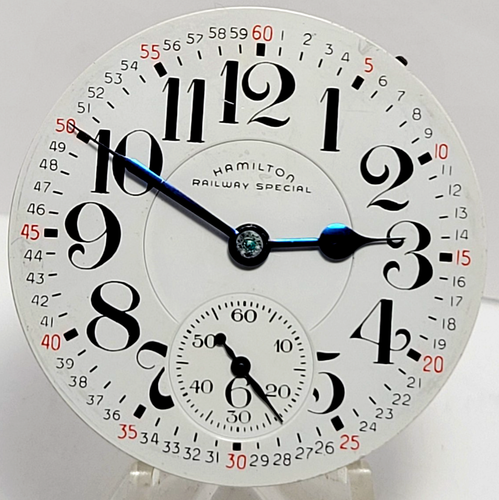 Hamilton 992E Elinvar 16 Size 21 Jewels Railway Special Motgomery Dial ...