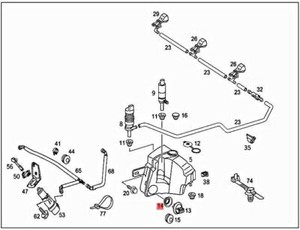 Genuine MERCEDES V251 W163 W164 X164 GL-CLASS X164 Sealing 1648690098 ...