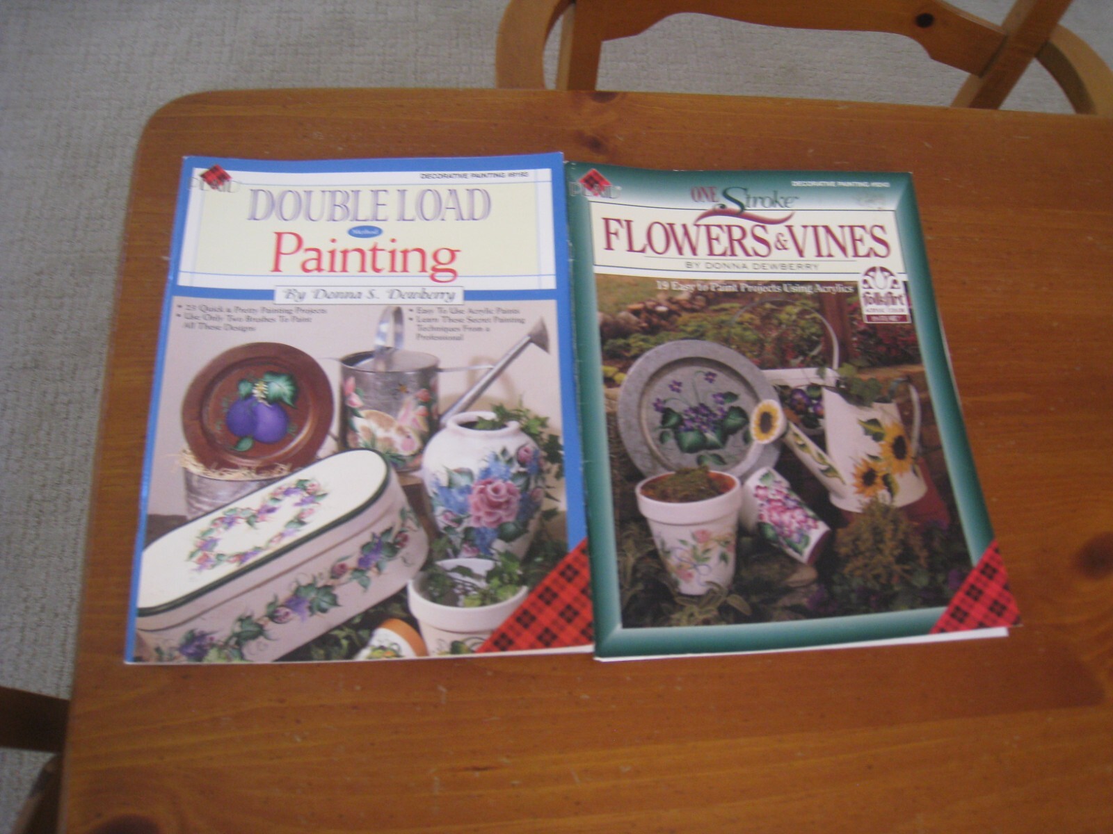 Donna Dewberry 2 BOOKS WITH PATTERNS 1995/1996 Double Load & One Stroke ...