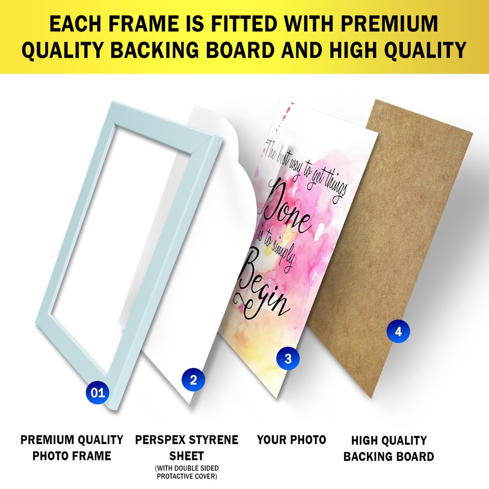 A1 A2 A3 A4 Picture Frames Photo Frames Maxi Poster size Frames Black ...