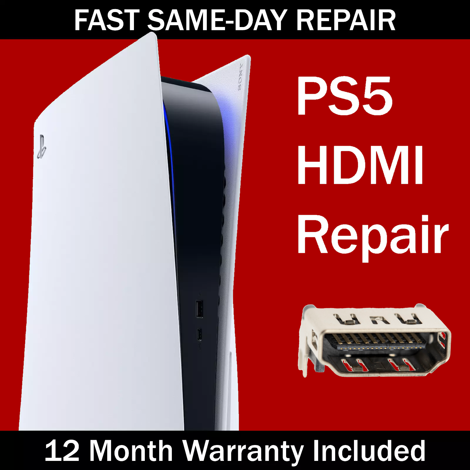 PlayStation 5 PS5 HDMI Port Repair Service Fast Same-Day Repairs ...