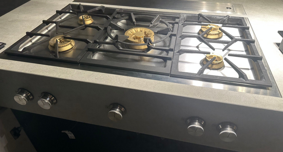 Gaggenau 400 Series 36" Stainless Steel 5 Burner Gas Cooktop ...