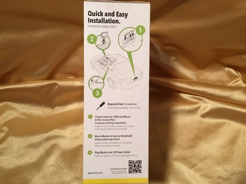 Scosche Wireless Solar Powered Backup Camera System (WBUSSPF43-XC0) for ...