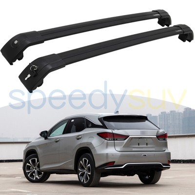 2 PCS Lockable Cross Bars for Lexus RX 2016-2022 Roof Rack Rails ...