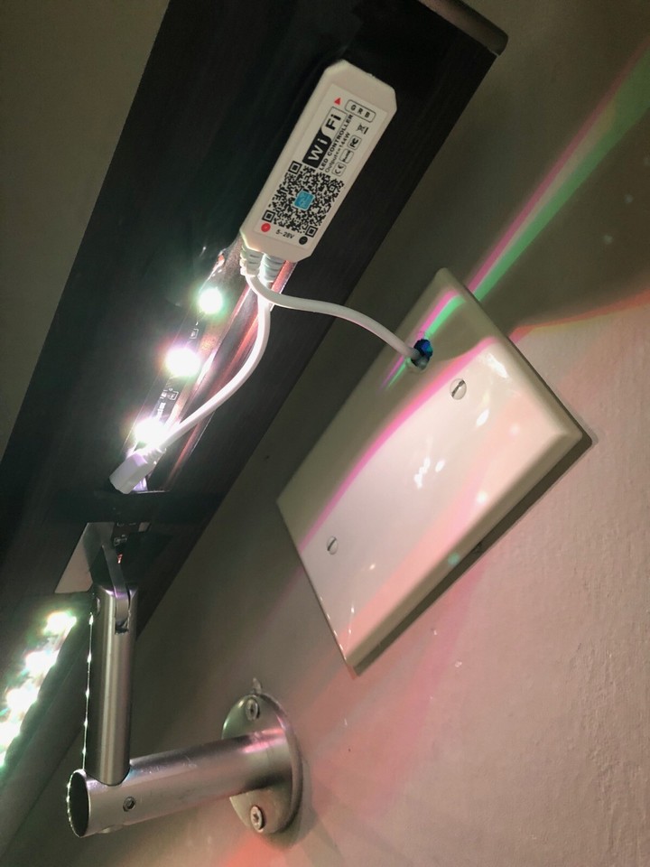 LED Wall Mount Square Modern Stair Hand Rail Staircase Railing Kit ...