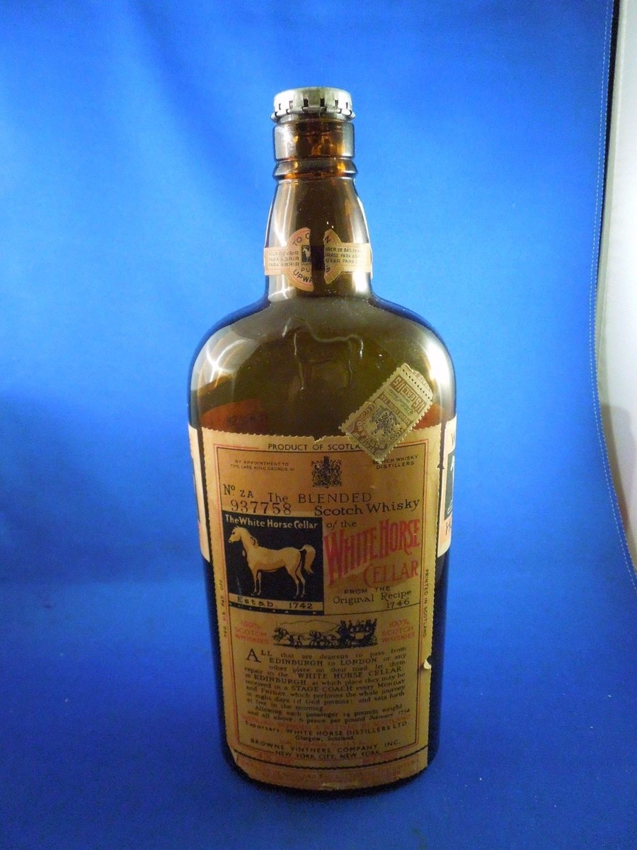 White Horse Whisky Bottle