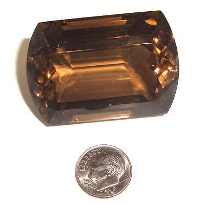 Large 331.5ct Smokey Natural Topaz Rectangular Loose Stone Fine Jewelry | eBay