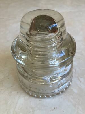 Vintage Hemingray No 19 Clear Glass Insulator - Made In USA | eBay