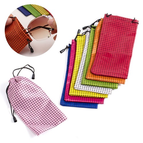 Eyewear Glasses Cloth Bags Sunglasses Bag Drawstring Pouches Eyeglasses ...