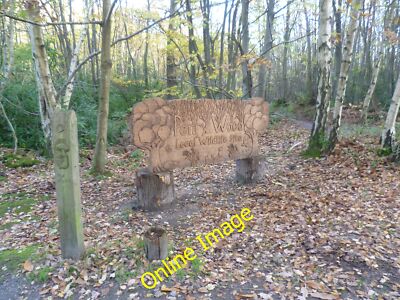 Photo 6x4 Sign at Perry Wood car park Perrywood Traditional coppicing ...